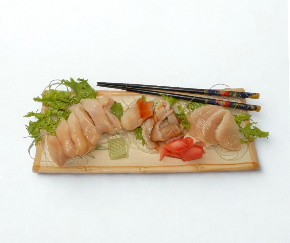 Sushi Clams & Shellfish: Scallops & Uni – Intershell Seafood