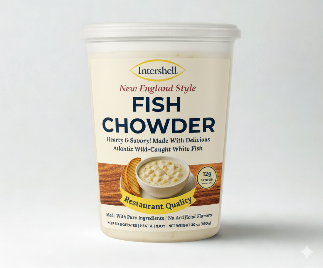 Quick & Delicious Fish Chowder | Intershell Ready-to-Eat Seafood ...